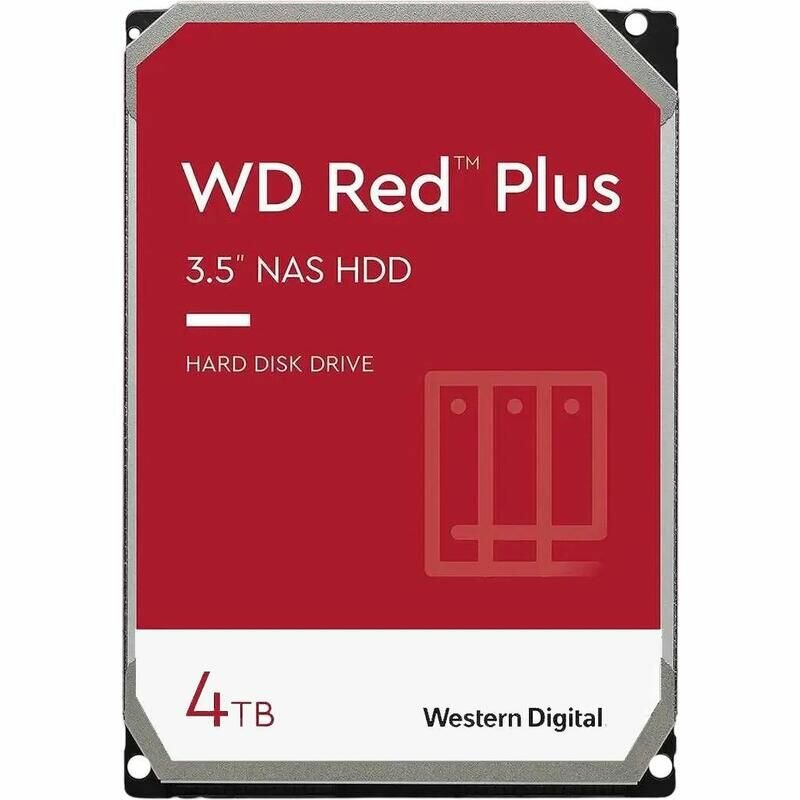 Жесткий диск Western Digital Red Plus 4 ТБ (WD40EFPX)
