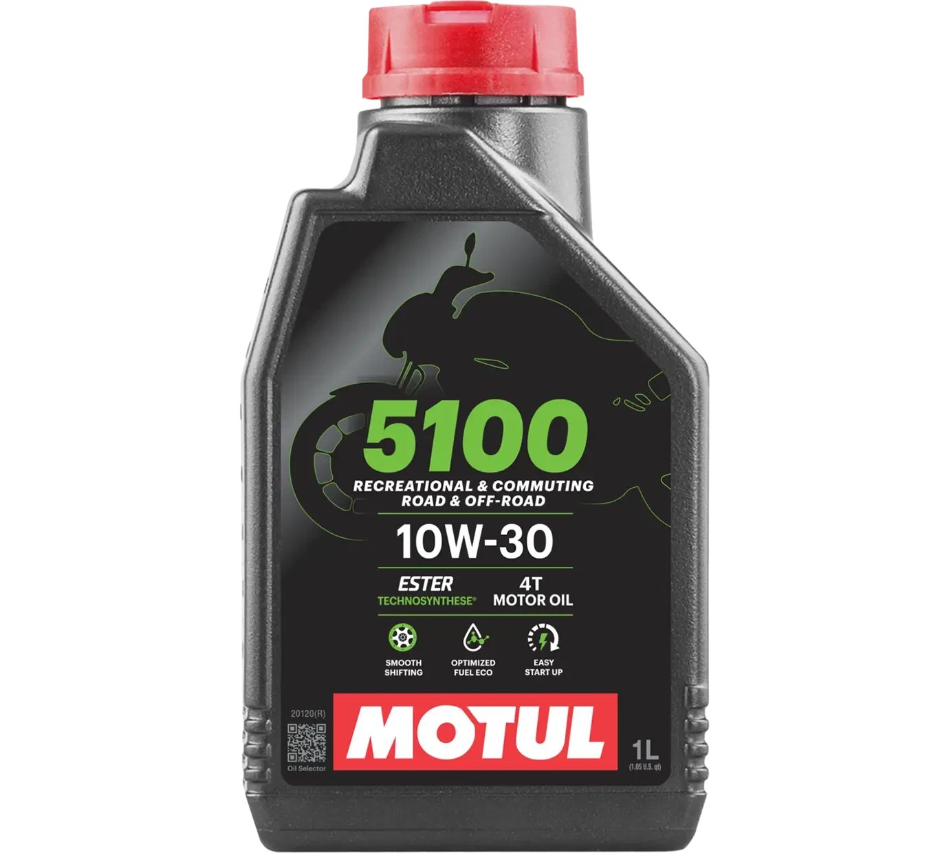 Синтетическое моторное масло Motul 5100 4T 10w-30 (1L) 113176