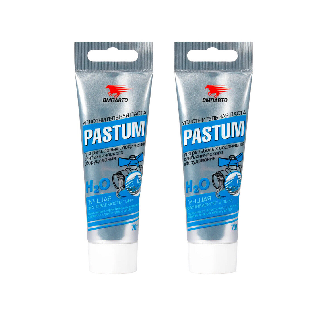 Паста для резьбовых соединений H2O 70 г (2 шт.)