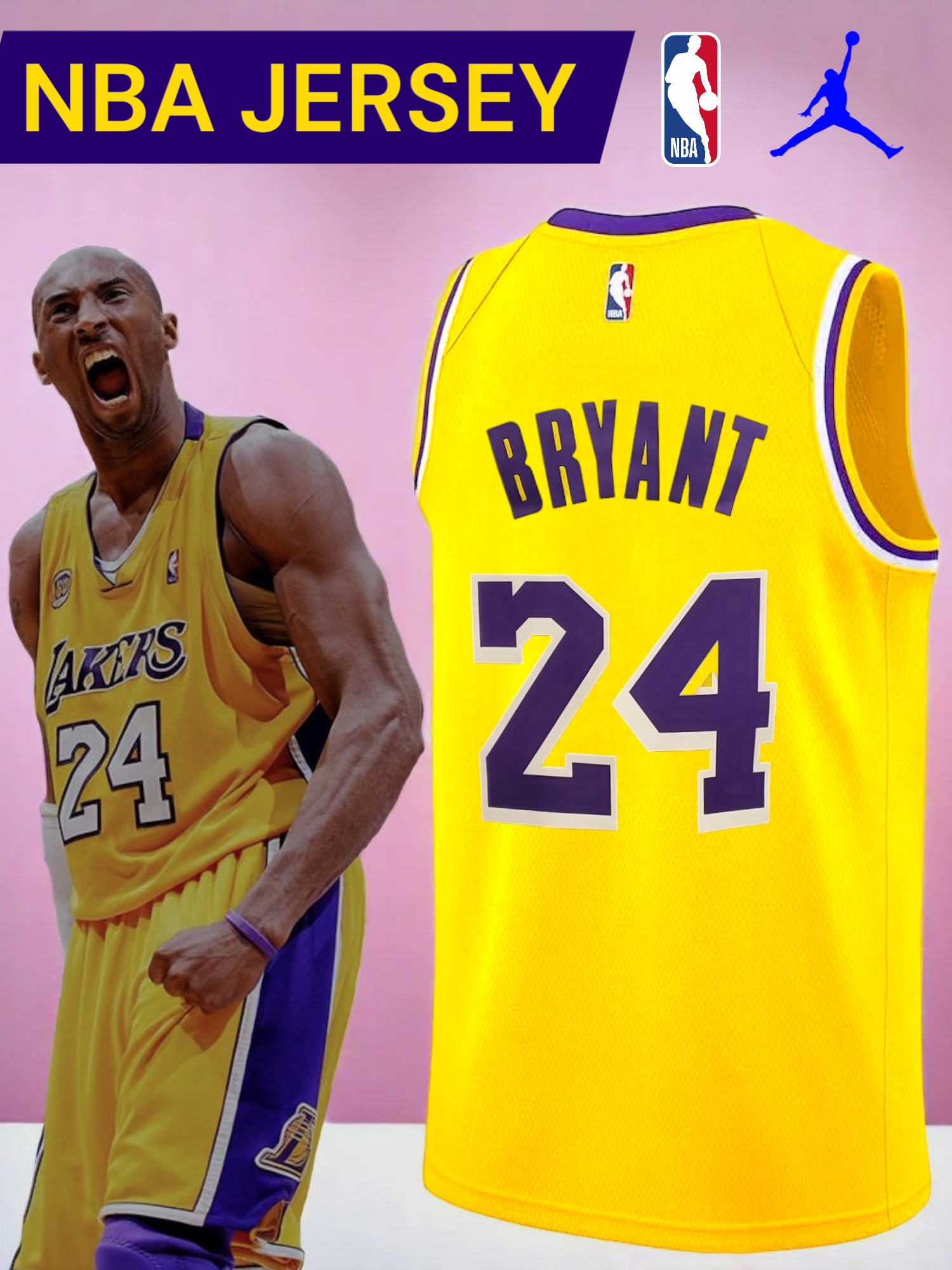 Майка Lakers Bryant. Коби Брайант