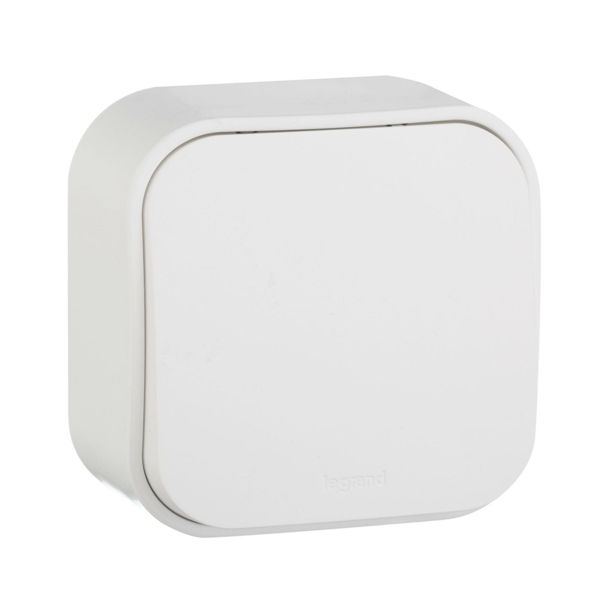 Legrand Quteo Белый Кнопка 1-клавишная 6А, 782205