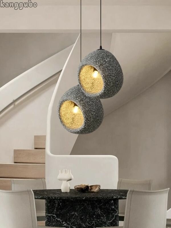 Минималистичная люстра в стиле ваби-саби