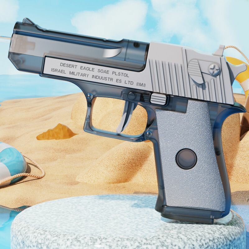 Мини-глок Desert Eagle, электрическая игрушечная водяная пушка, автоматический водяной бластер для детей