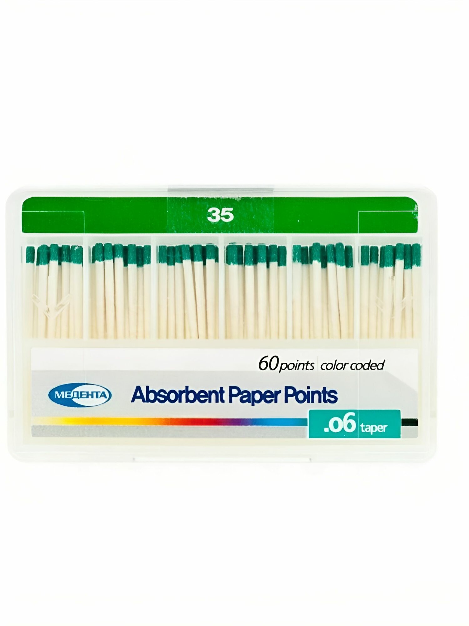 Штифты бумажные 06 №35, 60 шт. (Meta)