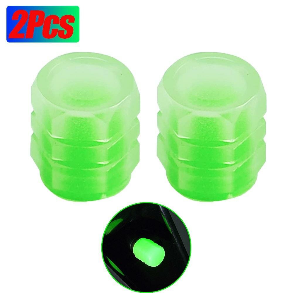 Пластиковый колпачок для ниппеля 2 шт, цвет зеленый