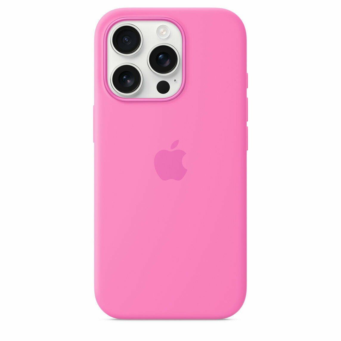 Силиконовый чехол MagSafe для iPhone 16 Pro / Silicone Case Peony / Розовый