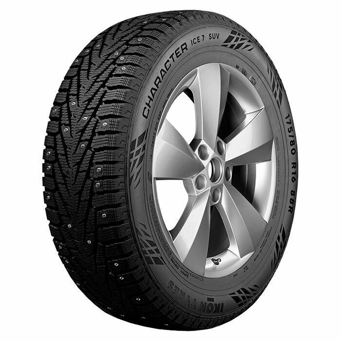Автомобильная шина Ikon Tyres Character Ice 7 SUV 235/55 R18 104T шипованная зимняя
