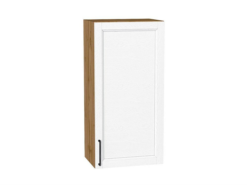 VVT Шкаф верхний с 1-ой дверцей Сканди Дуб Вотан, White Silkwood, 920, 450 В*Ш*Г 920*450*320, фасад МДФ White Silkwood, корпус Дуб Вотан White Silkwood