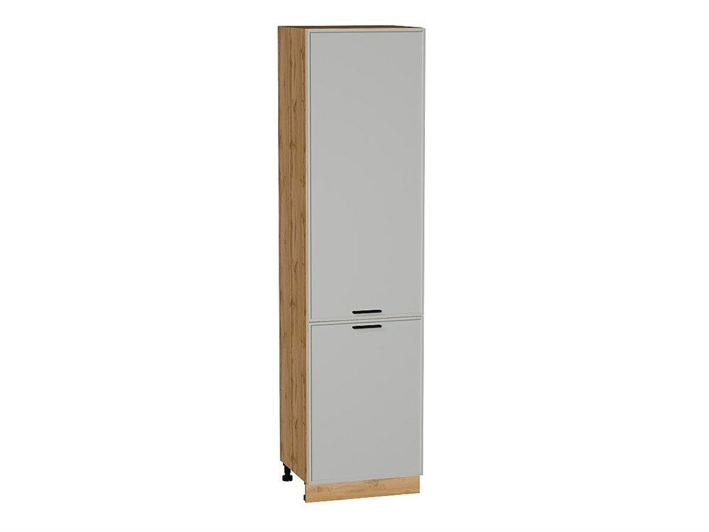 VVT Шкаф пенал с 2-мя дверцами Фрейм Дуб Вотан, Grey Silk, 2340, 600