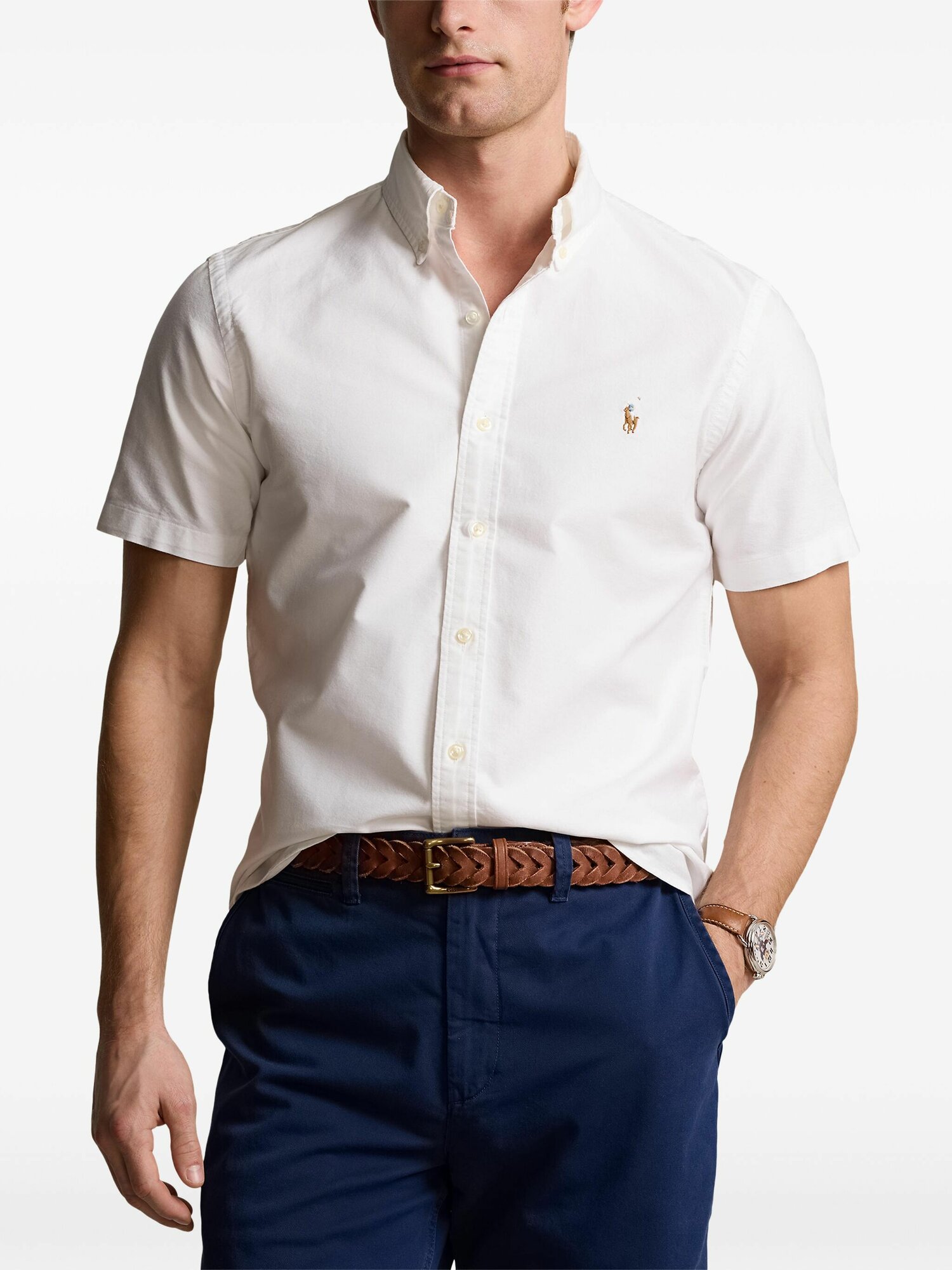Рубашка Polo Ralph Lauren, размер 2XL, белый — фото 1