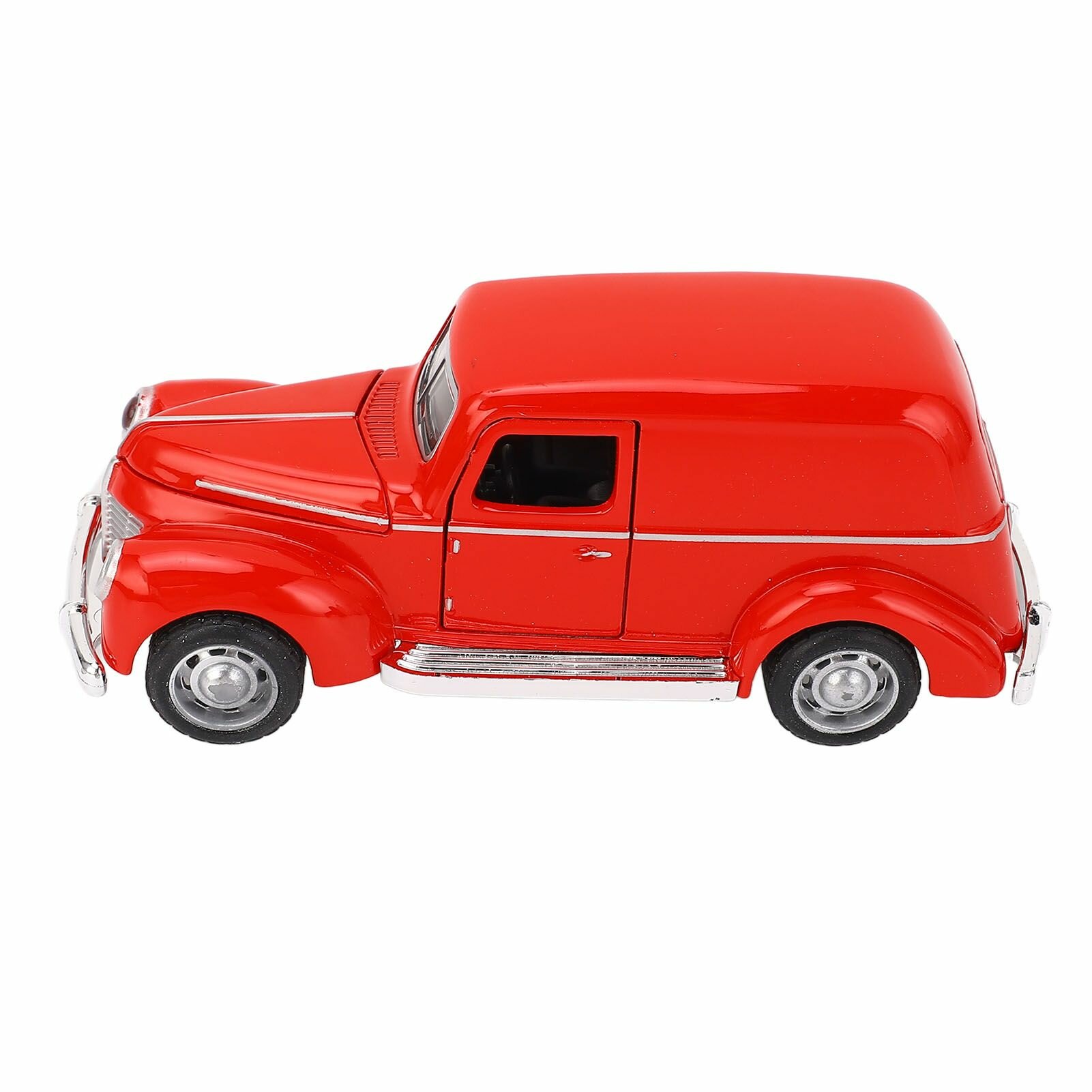 Классическая модель авто, сплав, винтажная, красная