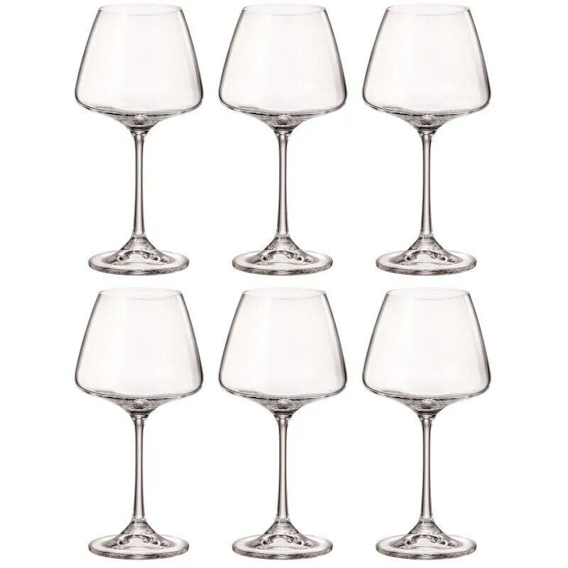 Бокал для бел вина CORVUS, 350мл(набор 6шт)арт. 91L/1SC69/0/00000/350-664 Crystal Bohemia 1911882