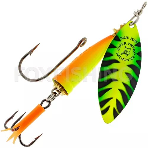 Блесна вращающиеся Blue Fox Salmon Super Vibrax №6 33гр. #FT