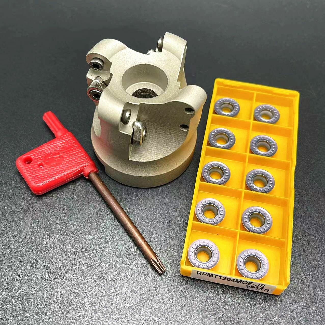 Держатель фрезы EMRW 6R50-22-4T EMRW 6R80-27-6T Фрезерная головка 6R63-22-4T для твердосплавных пластин RPMT1204 -hj