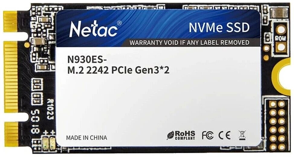 SSD накопитель NETAC N930ES NT01N930ES-256G-E2X 256ГБ