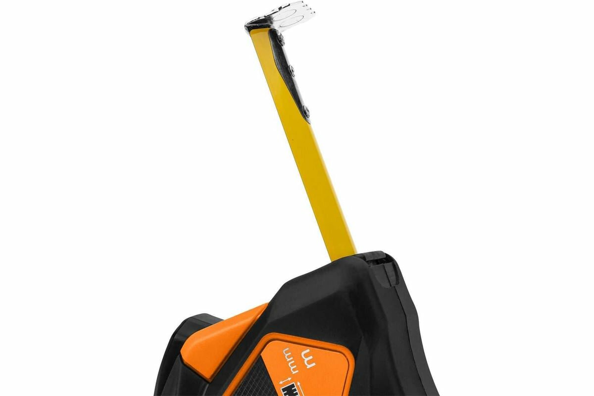 Стальная рулетка NEO TOOLS 10 м, 25 мм, автоблокировка, кнопка остановки, магнит 67-235