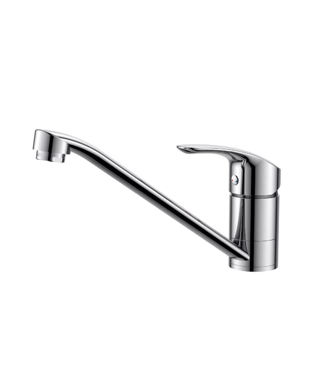 Смеситель для кухни из латуни с поворотным изливом H49012 цвет хром от бренда Hansen