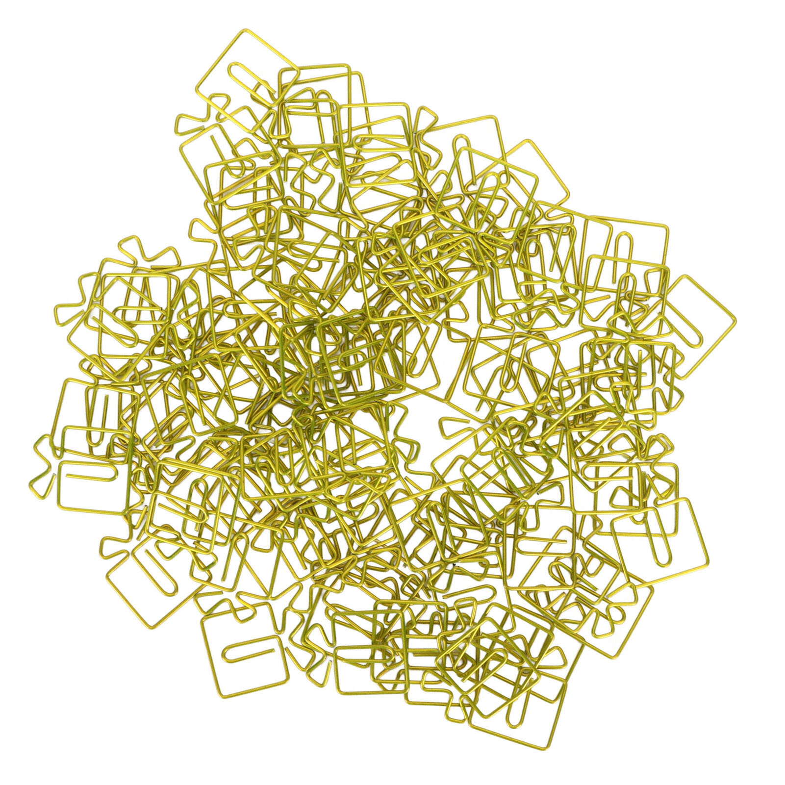 100 шт. скрепки для бумаг, форма рождественской подарочной коробки, повышенная устойчивость к скольжению, защита от ржавчины, цветные офисные скрепки для офисной бумаги, зеленые