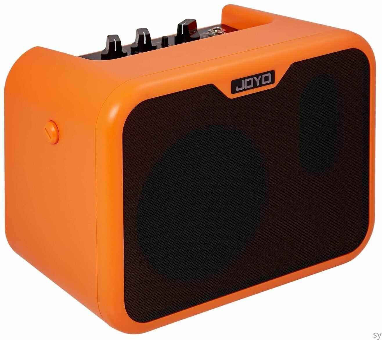 Портативный комбоусилитель для акустической гитары, Joyo MA-10A, на батарейках или от сети, 10Вт, оранжевый -jua