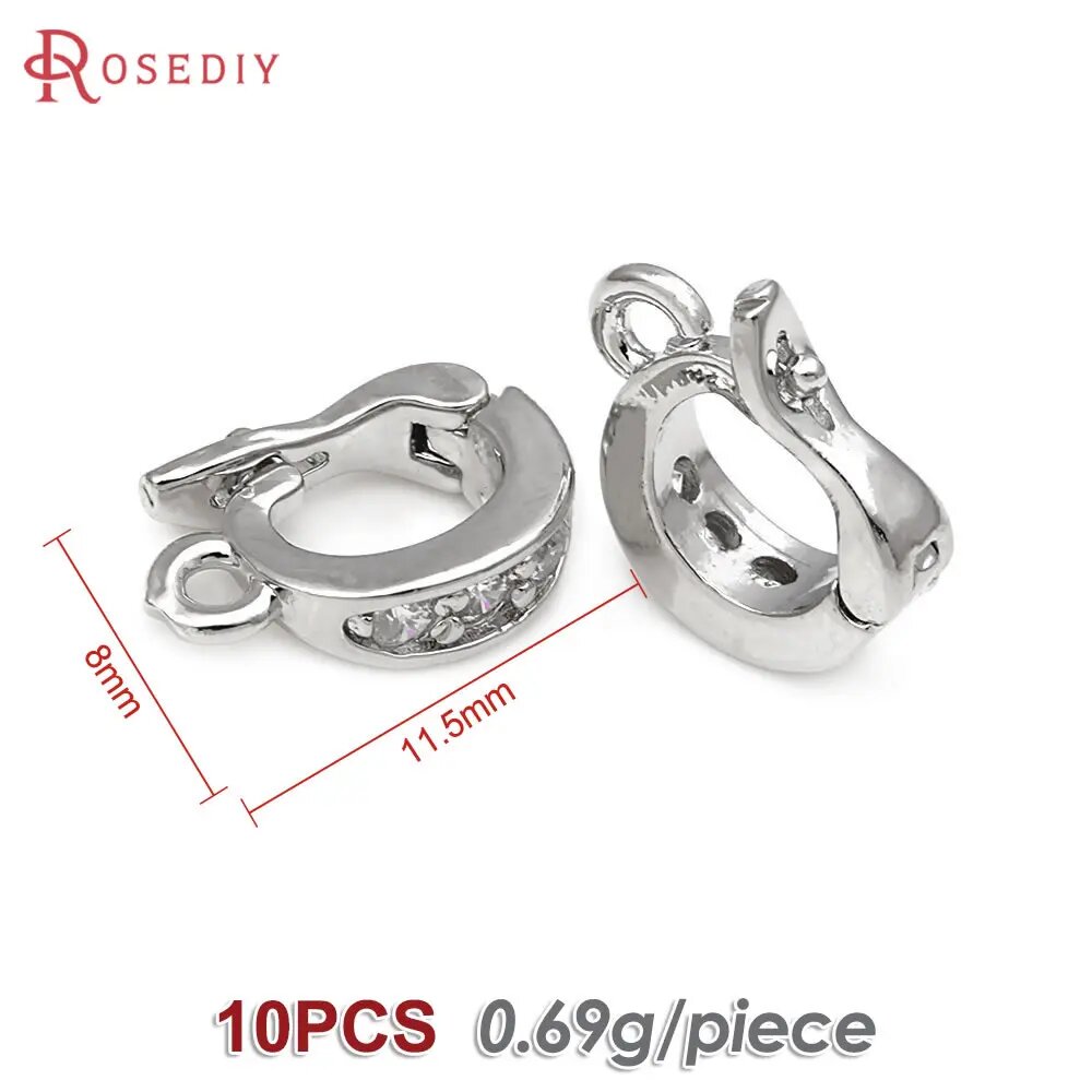 Подвески-застежки Rosediy из латуни