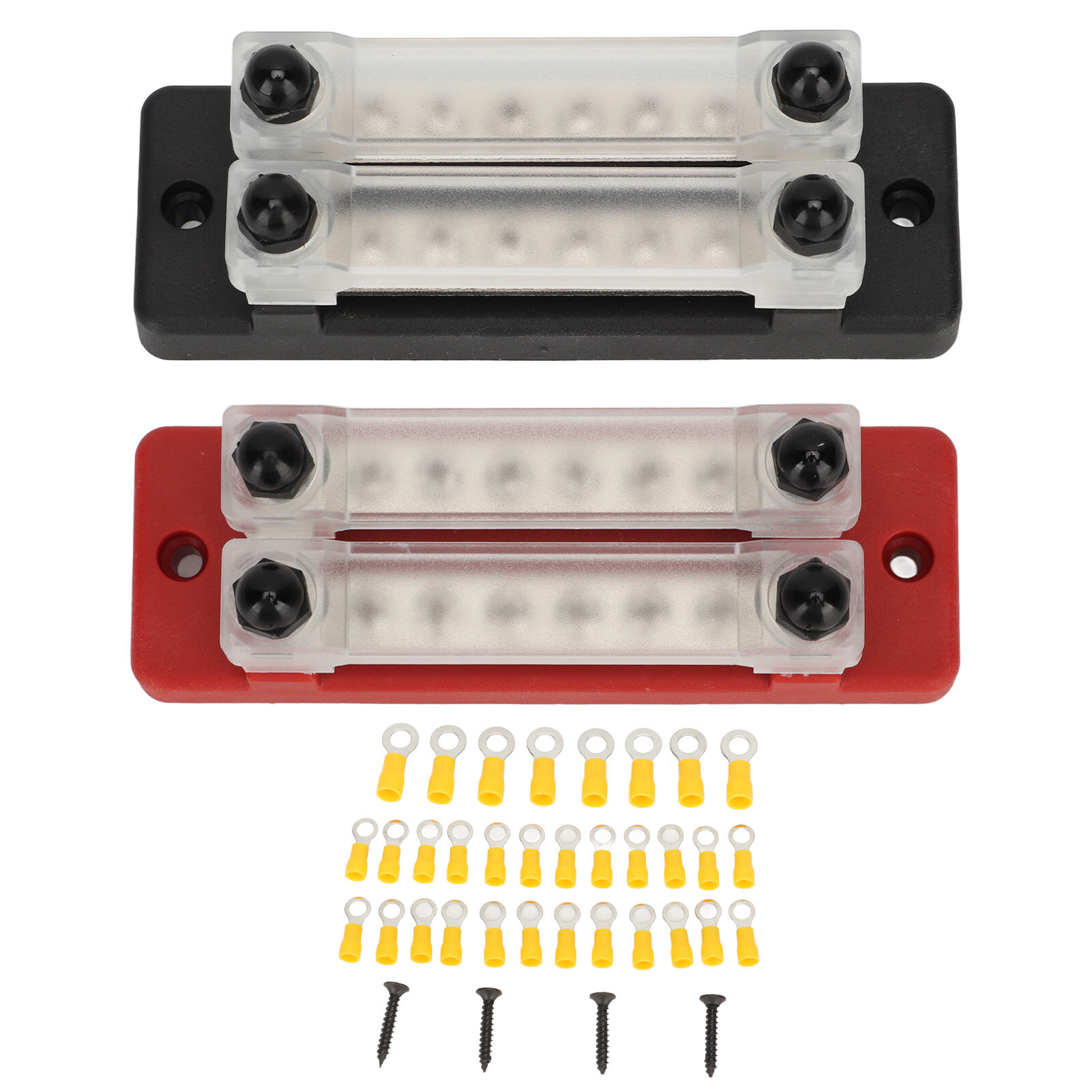 2 шт. Клеммные блоки питания 12-48V 150A, красный/черный, для авто, лодок