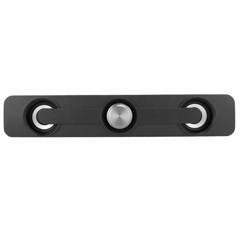 Computer Laptop Speaker Small Professional Speaker 3.5mm Universal Jack for NotebookBlack