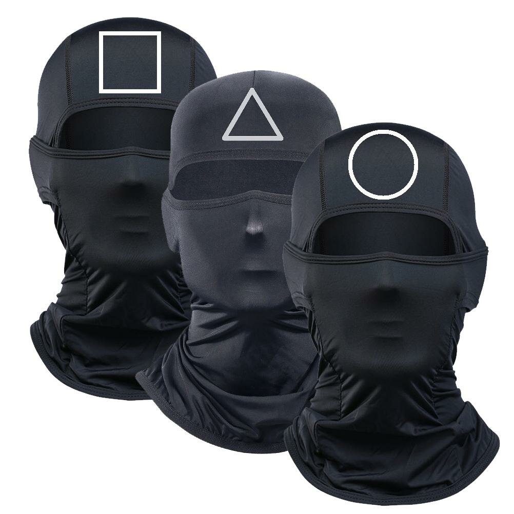 3 шт. 2021 TV Balaclava Face Covers для мужчин и женщин, дышащие, длинные, для езды на велосипеде, косплея, реквизит, аксессуары