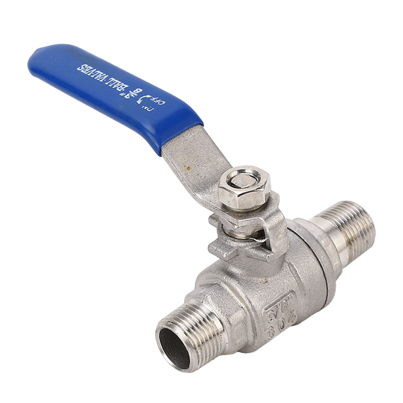 Полнопроходной шаровой кран 3/8 дюйма из нержавеющей стали с хорошим уплотнением DN10, шаровой кран с наружной резьбой для механического оборудования