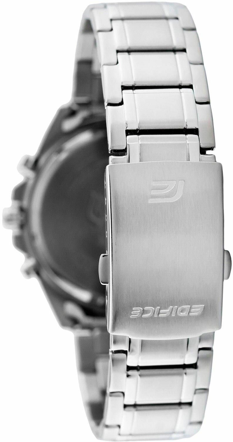 Наручные часы CASIO, серебряный, синий — фото 1
