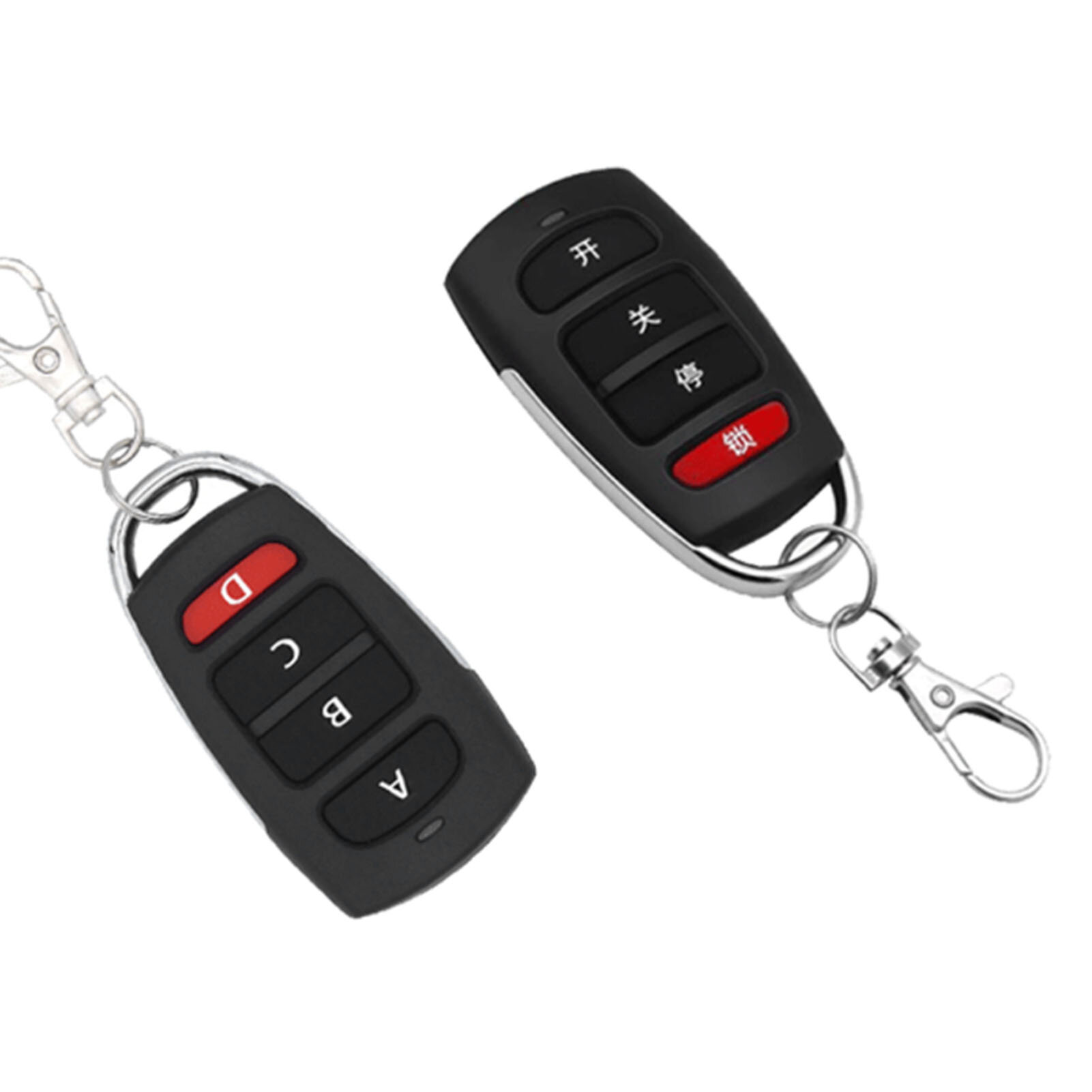 Брелок для клонирования 433 МГц, 4 кнопки, водонепроницаемый беспроводной пульт дистанционного управления для клонирования для гаражных ворот, электрический ролик