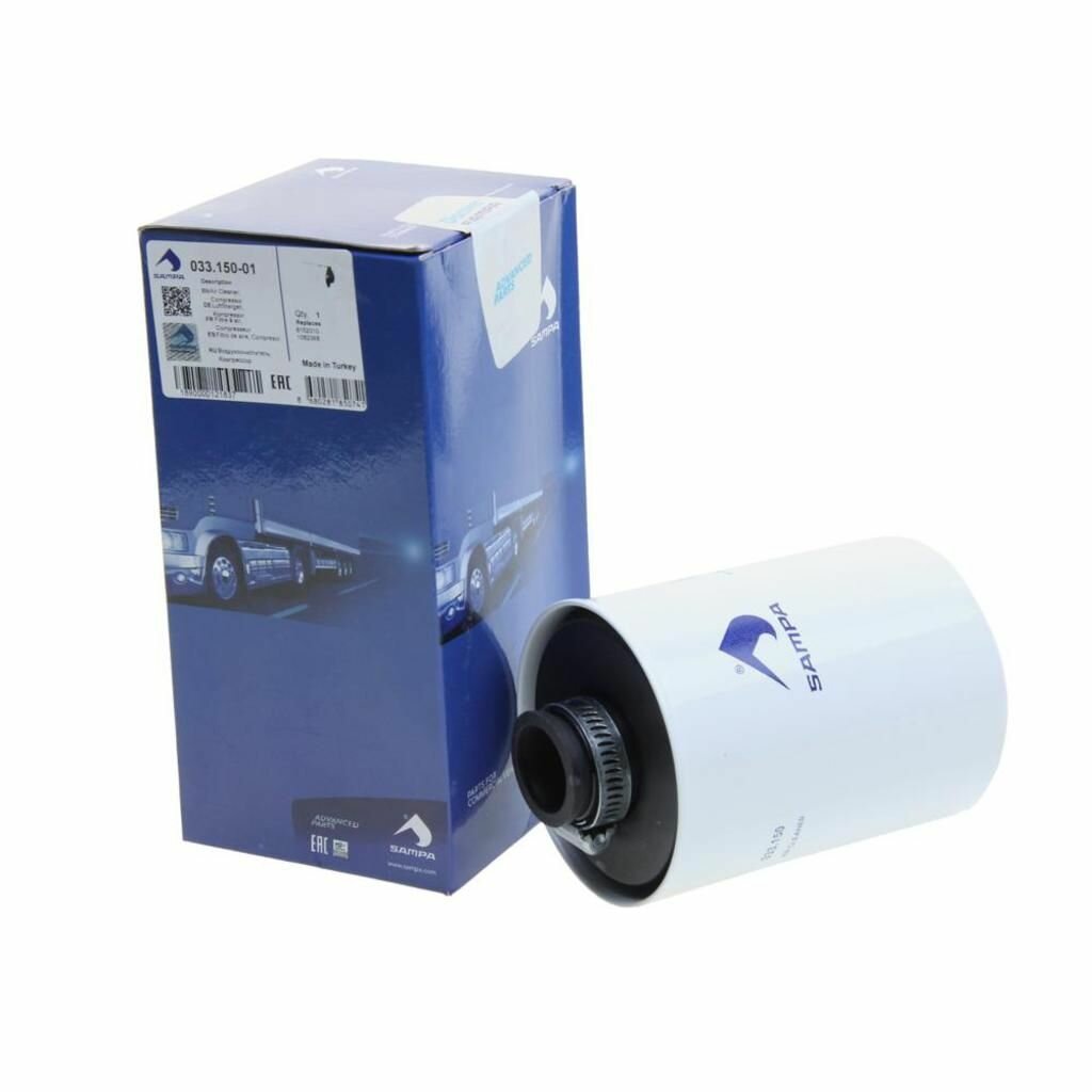 Фильтр воздушный компрессора для Вольво F7, 10, 12, 16 арт 03315001 SAMPA