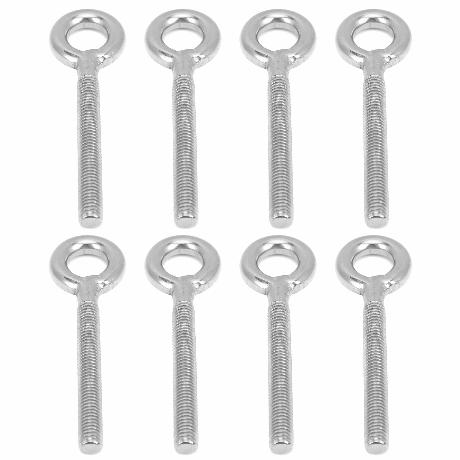 8 шт. рым-болтов M8 из нержавеющей стали, кольцевые болты, сварные, с закрытым стержнем, рым-болты.