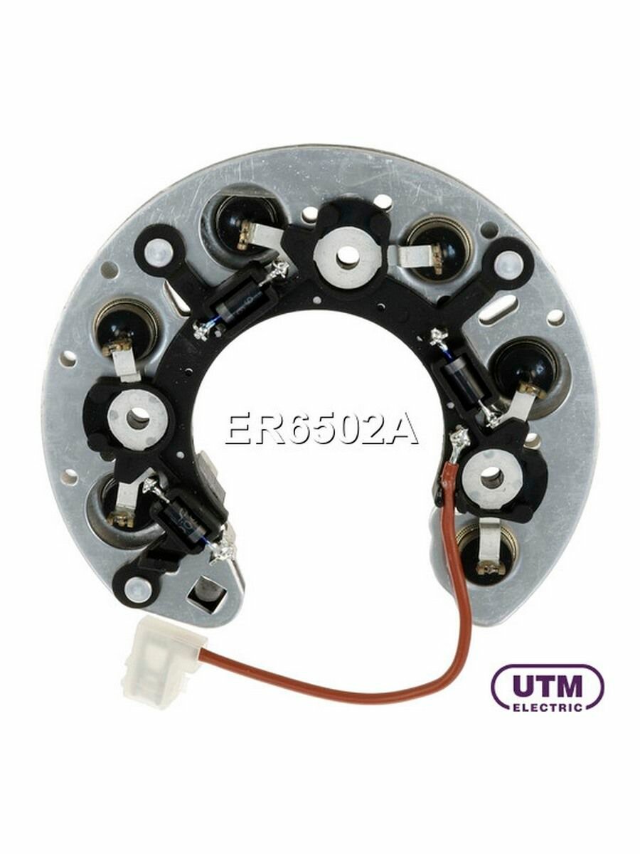 Диодный мост UTM ER6502A, для ВАЗ 2104-2109, серебристый, 1 шт