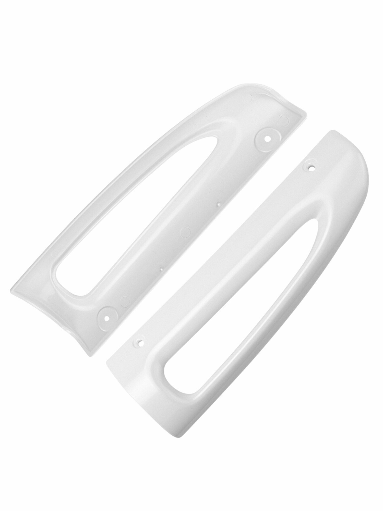 Ручка двери для холодильника Ariston, Hotpoint-Ariston, Indesit, Stinol, цвет белый (комплект 2 штуки)/RHP71