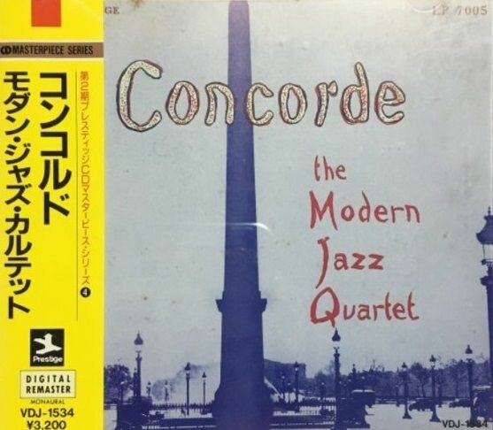 The Modern Jazz Quartet. Concorde (Japan, Prestige, VDJ-1534, 1986) CD