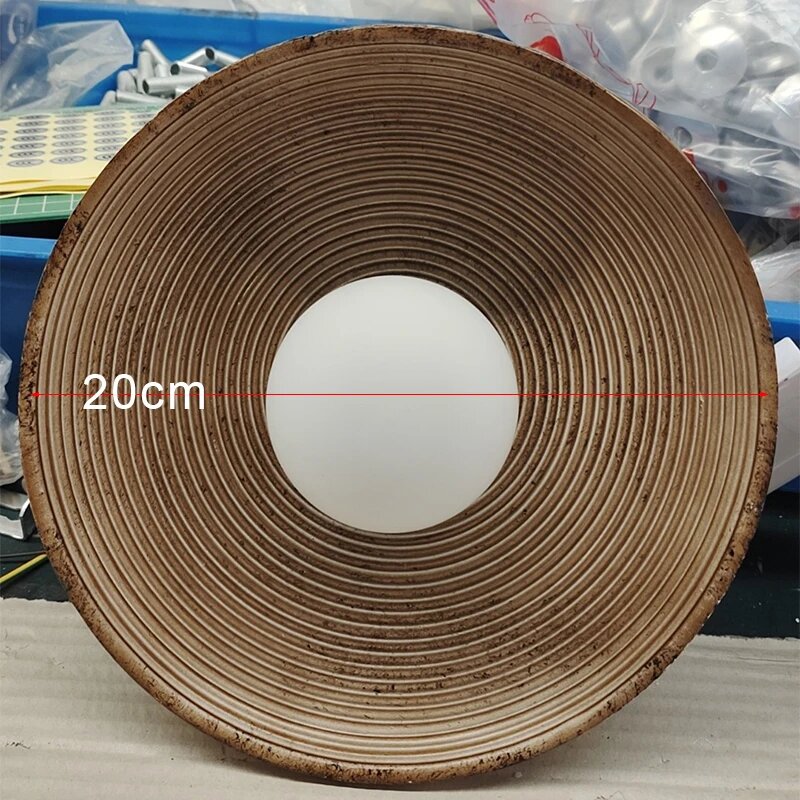 Скандинавский светодиодный настенный светильник в стиле ваби-саби, настенный светильник в стиле ретро, внутреннее освещение, декор комнаты, бра для спальни, прикроватная тумбочка, коридор отеля, Тёплый белый (2700-3500 K), 20cm Retro, Коричневый