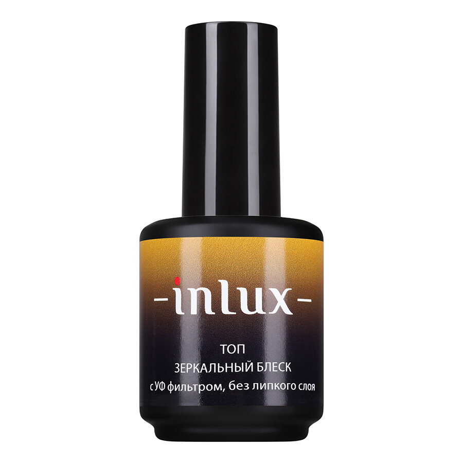 INLUX, Топ для гель-лака "Зеркальный блеск", 15 мл