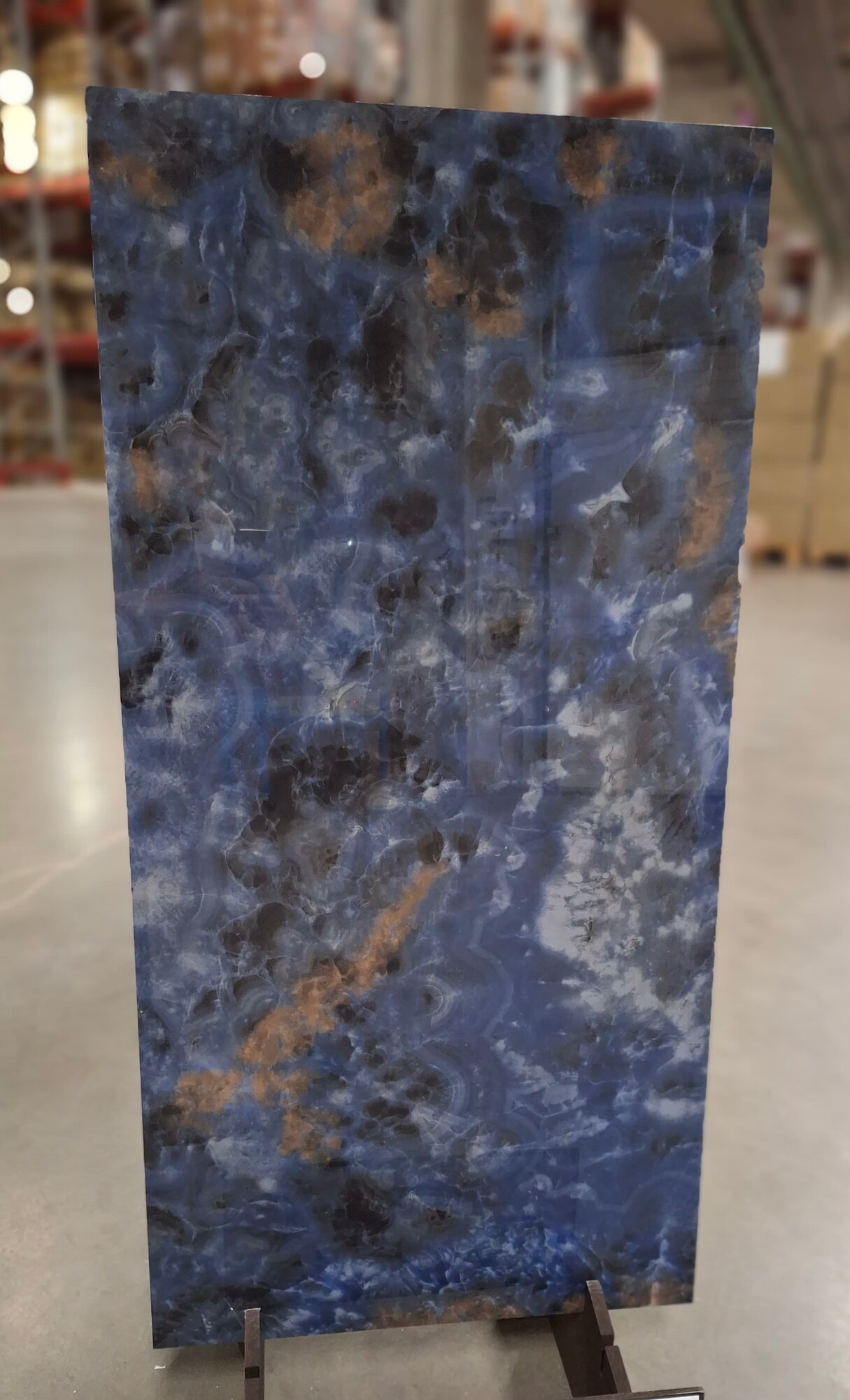 Керамогранит Seratonia OCEAN BLUE DARK 60 см x 120см, полированая (цена за 1 плит. 0.72м2)