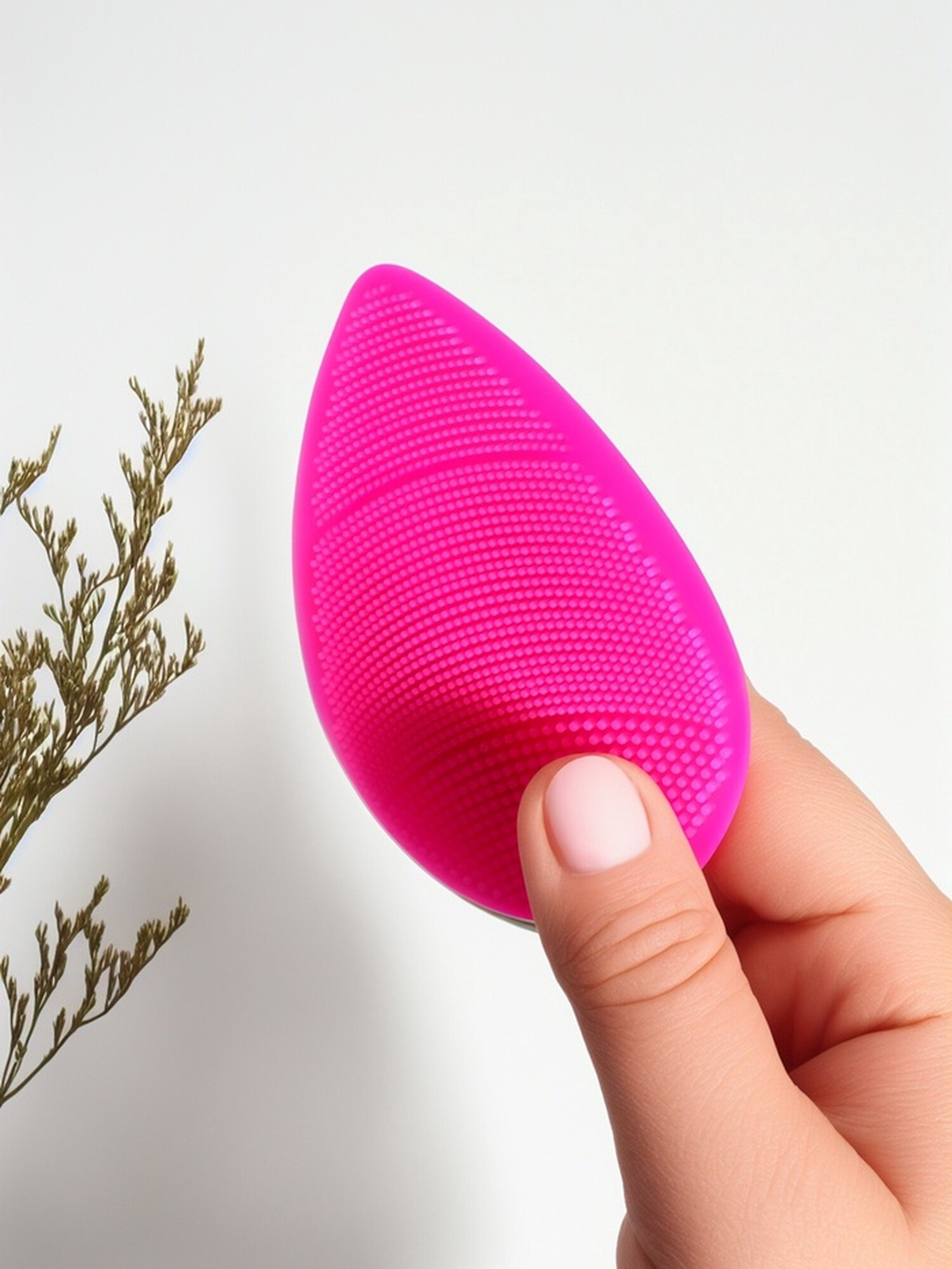 Щётка для умывания Queen Fair «Капля», на присоске, цвет микс, 9×7 см