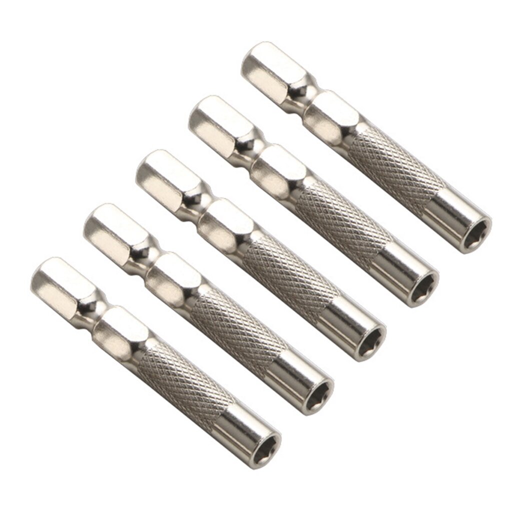 1 комплект из 5 отверток с адаптером от 6,35 до 4 мм-гальваническое покрытие 50 мм