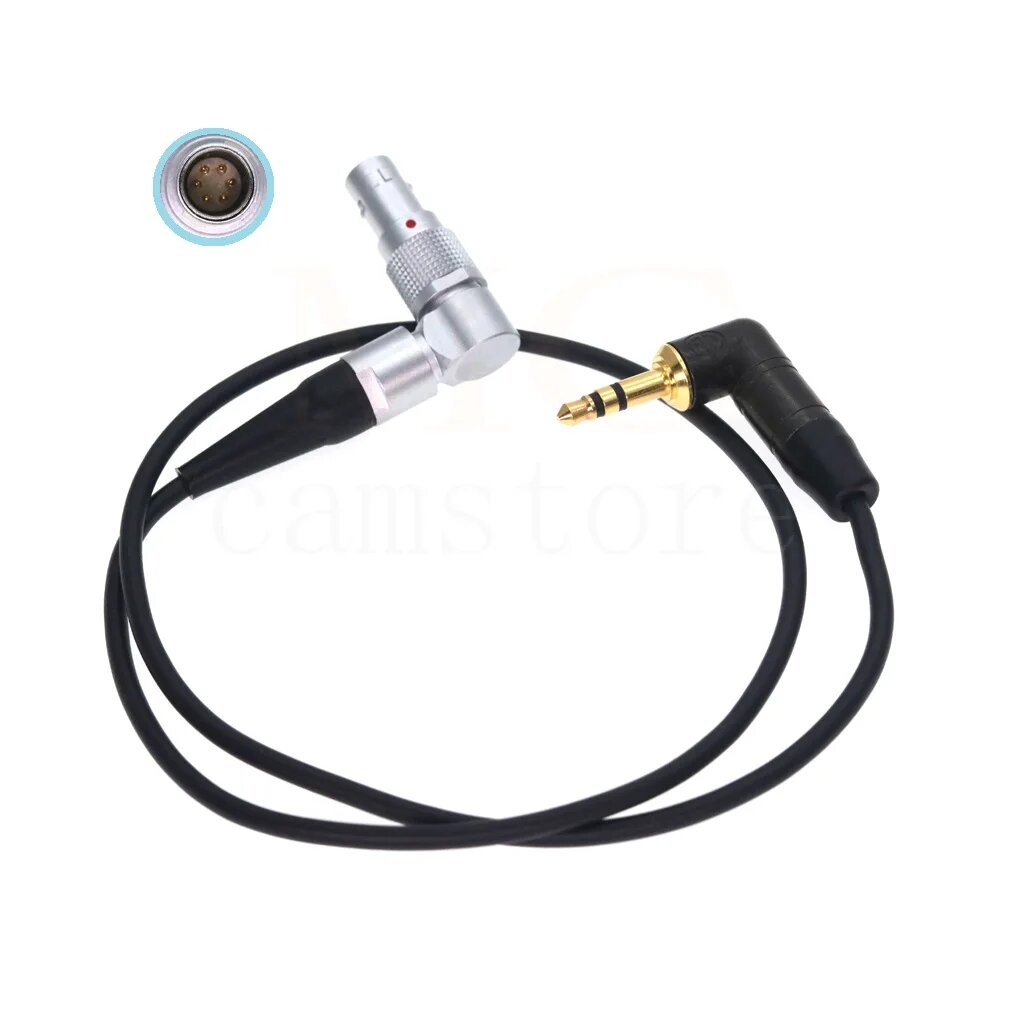 Аудиокабель MCCAMSTORE 3,5 мм на 6-контактный разъем для ARRI ALEXA 50cm, Rotatable 6pin