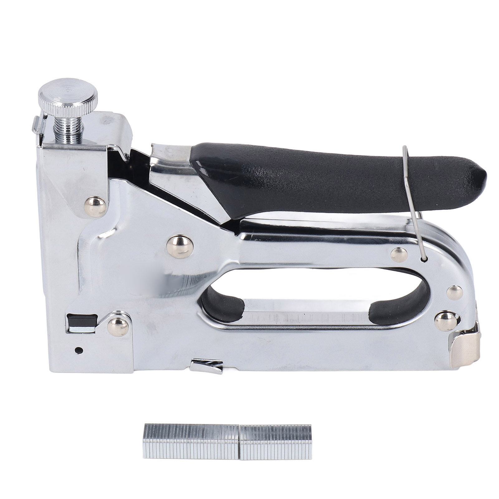 Ручной степлер 3-в-1, емкость 100 шт, универсальный степлер-гвоздезабиватель для упаковки, изготовления и украшения