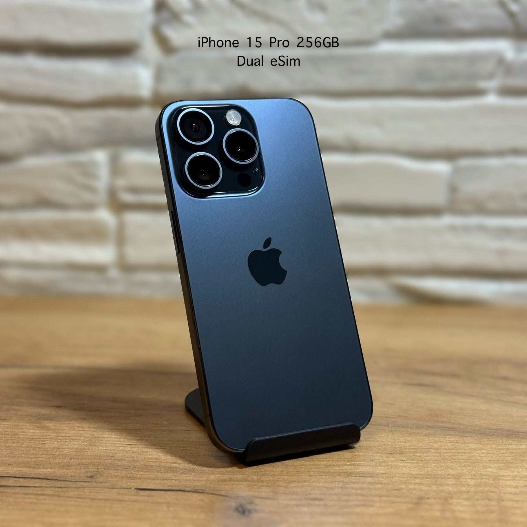 Смартфон Apple iPhone 15 Pro 256 ГБ, Dual еSIM, синий титан