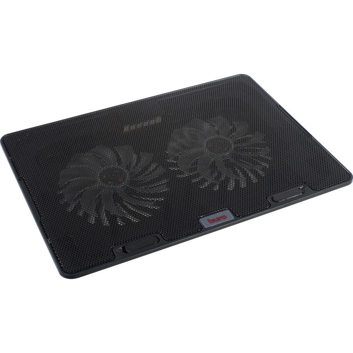 Buro BU-LCP156-B214H Black NoteBook Cooler (21дБ, 1400об/мин,2xUSB2.0, USB питание) 363708