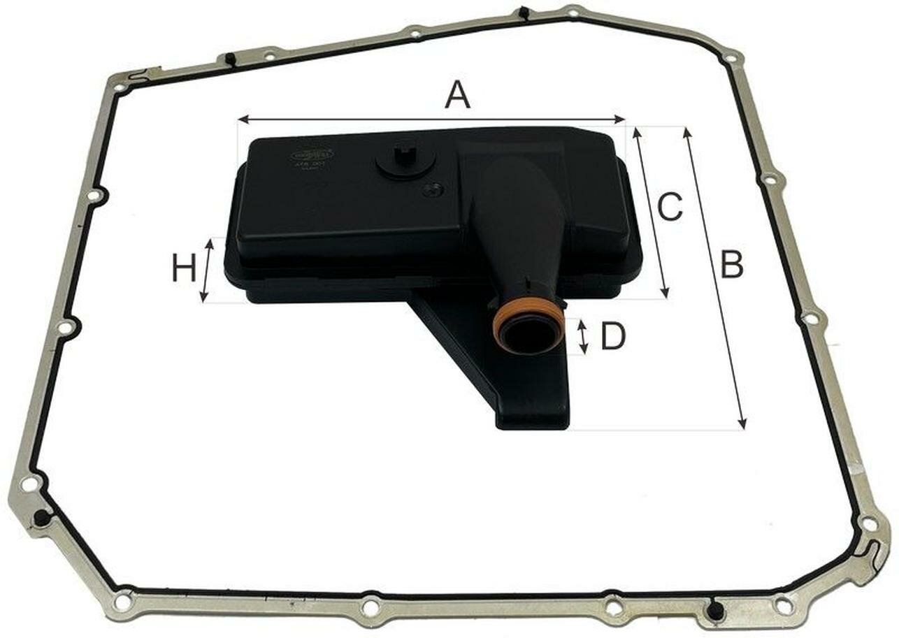 Goodwill масляный фильтр, полуавт. коробка передач (кпп полуавтомат) atg001