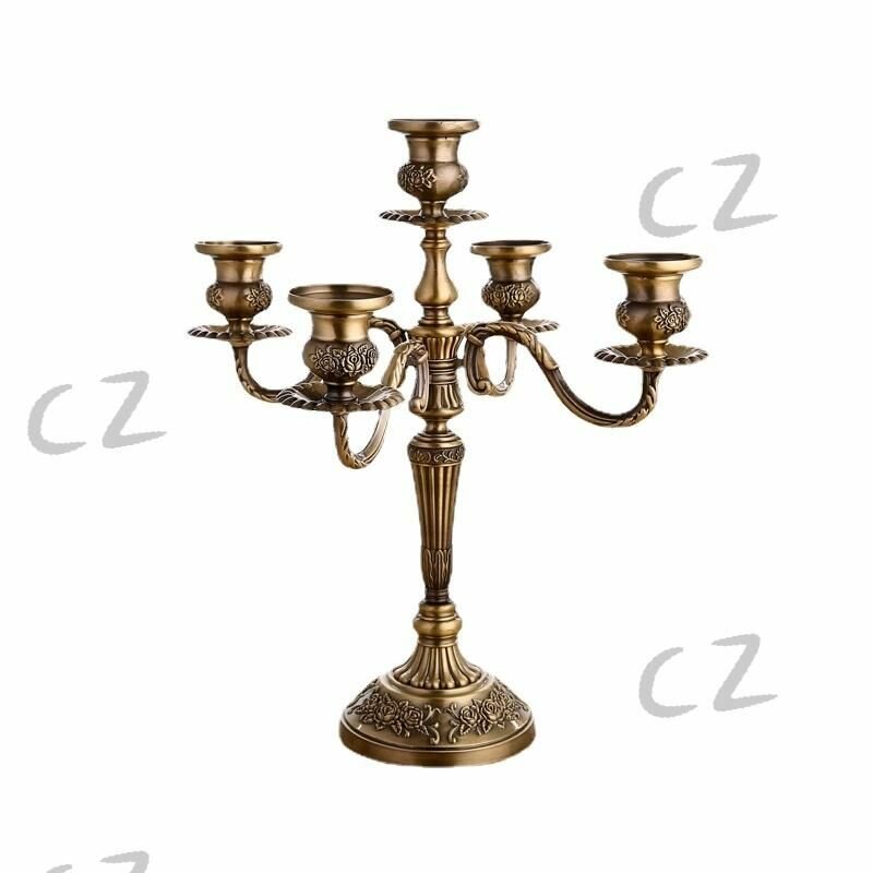 Канделябр "Gotoff", трехрожковый, цвет: бронза, 36 х 33 х 12 см=v=
