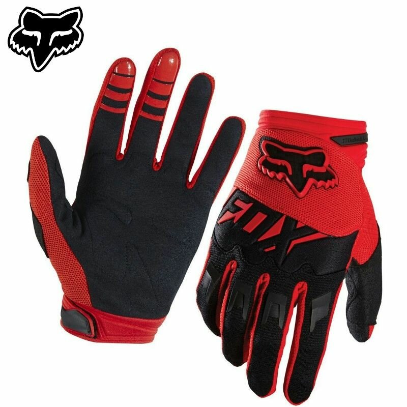 Мотоперчатки L813 Black and Red, размер 4.5, на любой сезон, защита рук, черные/красные