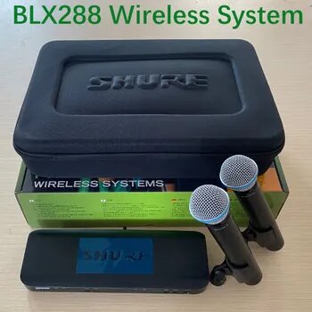 Shure Микрофон концертный BLX288 / Beta58A с чемоданом, черный
