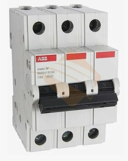 Автоматический выключатель ABB 3-полюсной BMS413C63 2CDS643041R0634