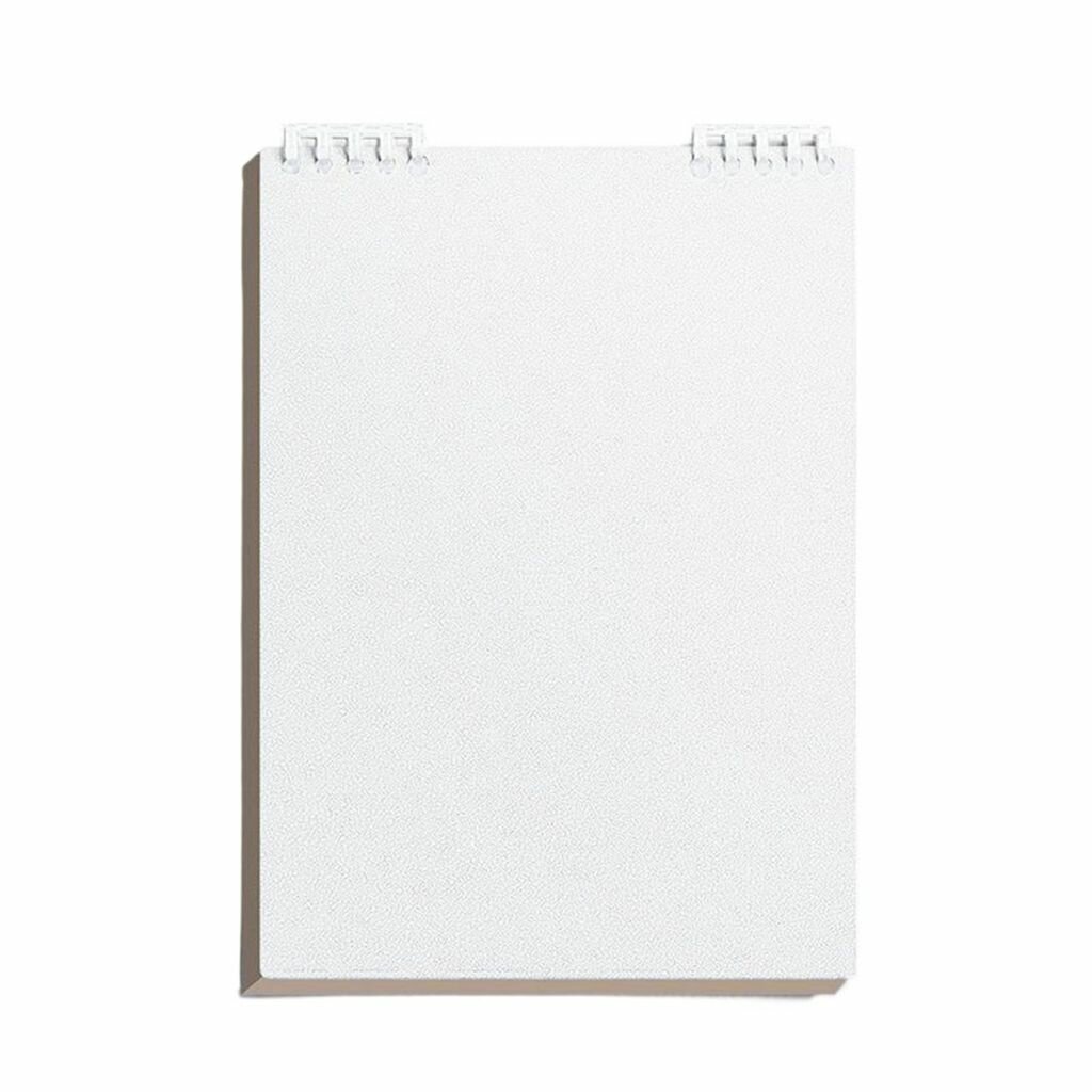 Записная книжка, A5 блокнот с отрывными страницами - белый,